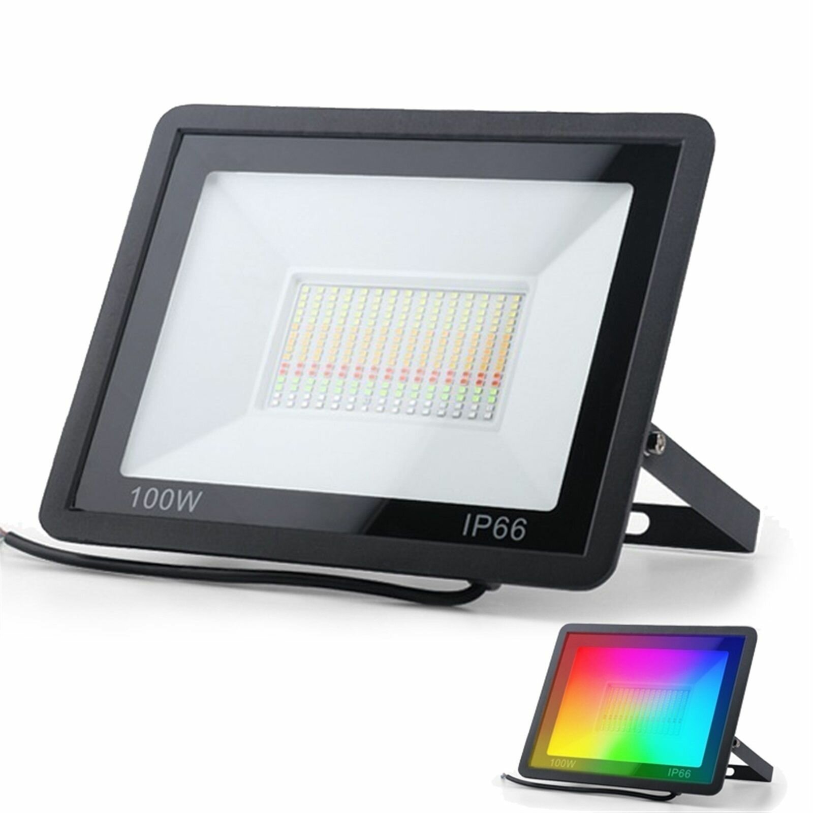 Умный Светодиодный Прожектор Tuya, Wi-Fi, 100 Вт, RGB, С Регулируемой Яркостью