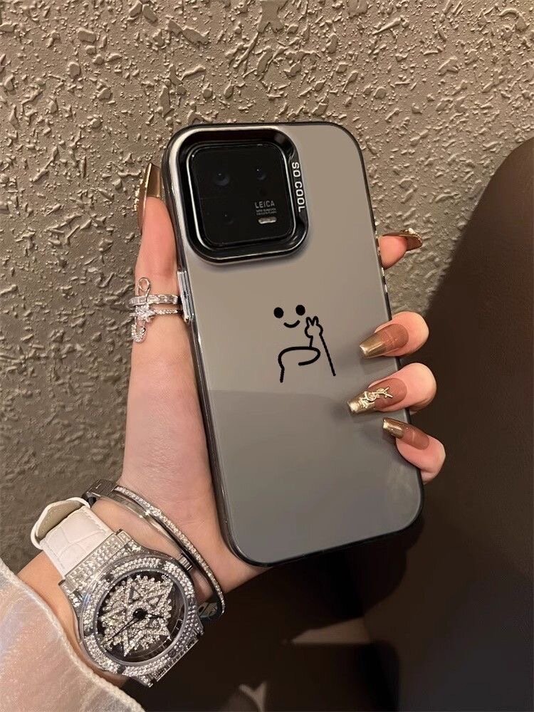 Чехол Biye, для iPhone 15, 14 PRO, черный