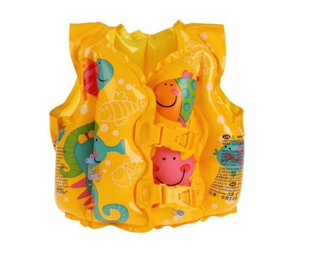 Жилет надувной Intex, с рисунком, 3-5 лет