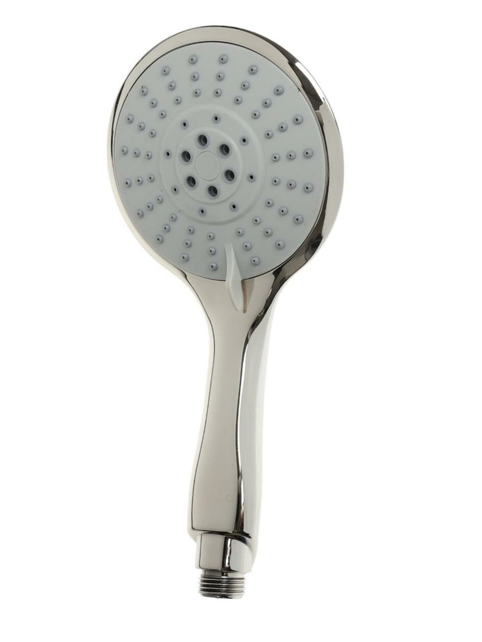 Душевая лейка ZEIN Z3533, пластик, диаметр 120 мм, 5 режимов, хром