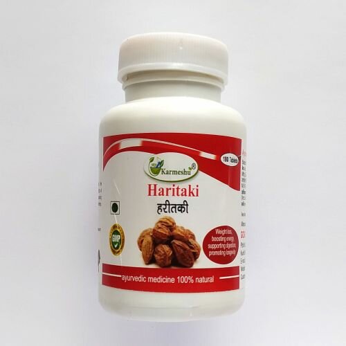 Харитаки Кармешу 180 таб. 500 мг. Haritaki Karmeshu 180 tab. 500 mg.