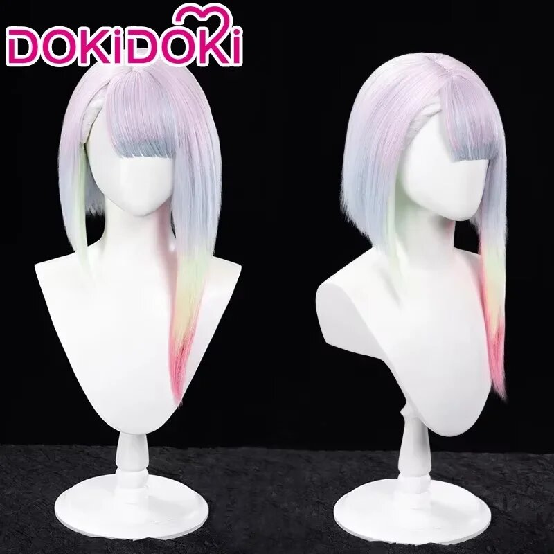 Розовый парик DokiDoki Lucy Wig Ver 1 для косплея