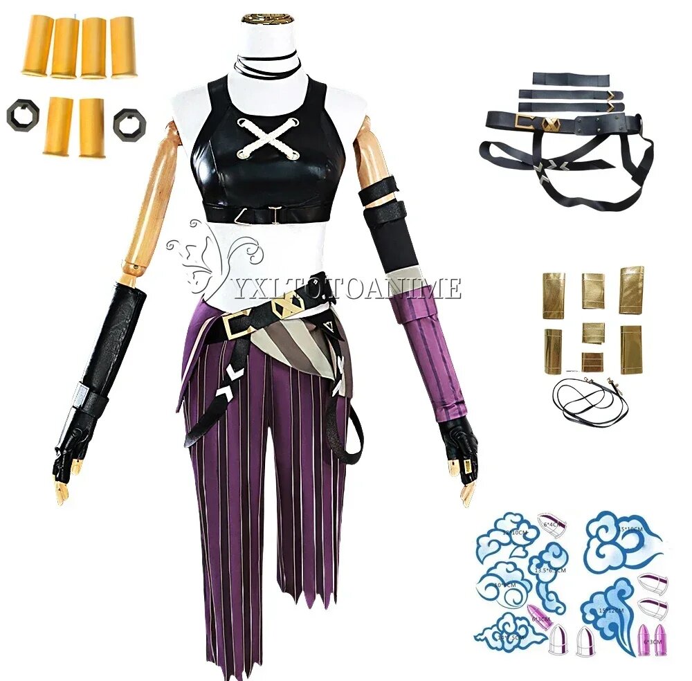 Косплей костюм Jinx из LOL Arcane XYLTOTOANIME XXL, costume 7