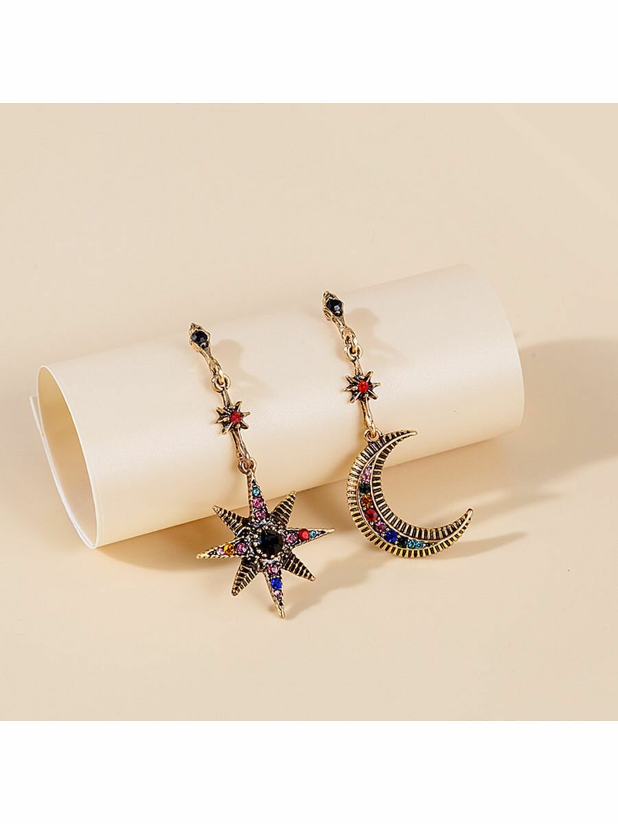 Серьги пусеты, эмаль