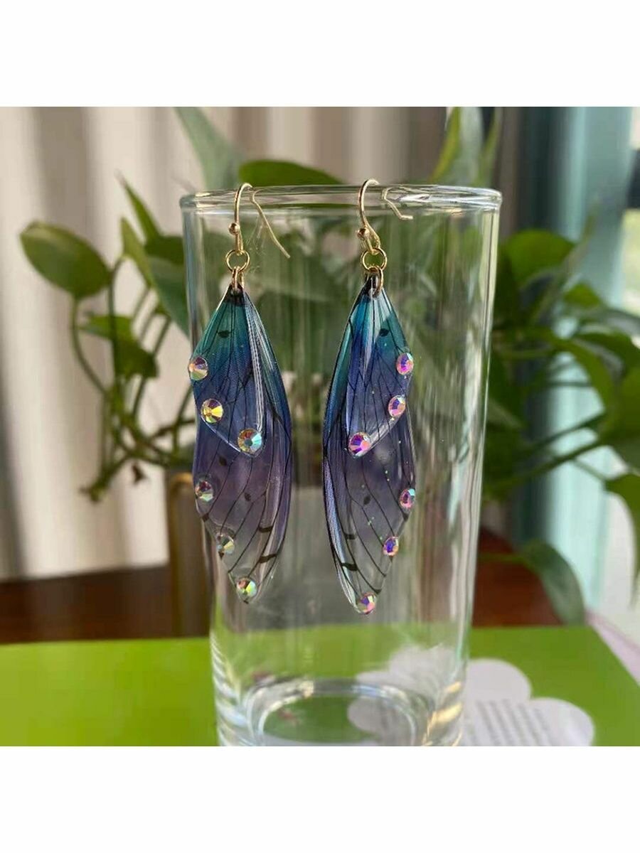 Серьги двусторонние