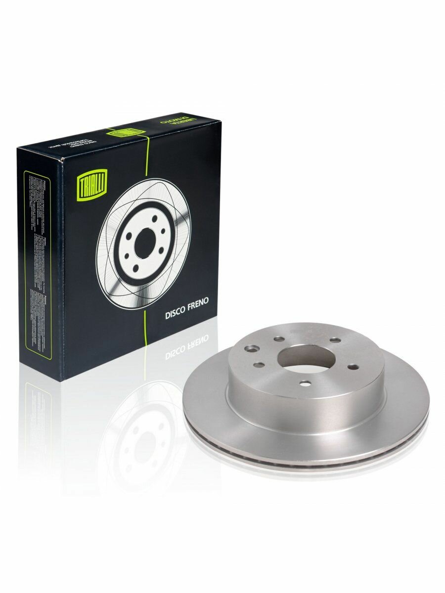 Диск тормозной задний TRIALLI DF140117 для а/м Nissan X-Trail T31, Qashqai 2wd, Renault Koleos 1G с эл. ручником 292x16 мм.