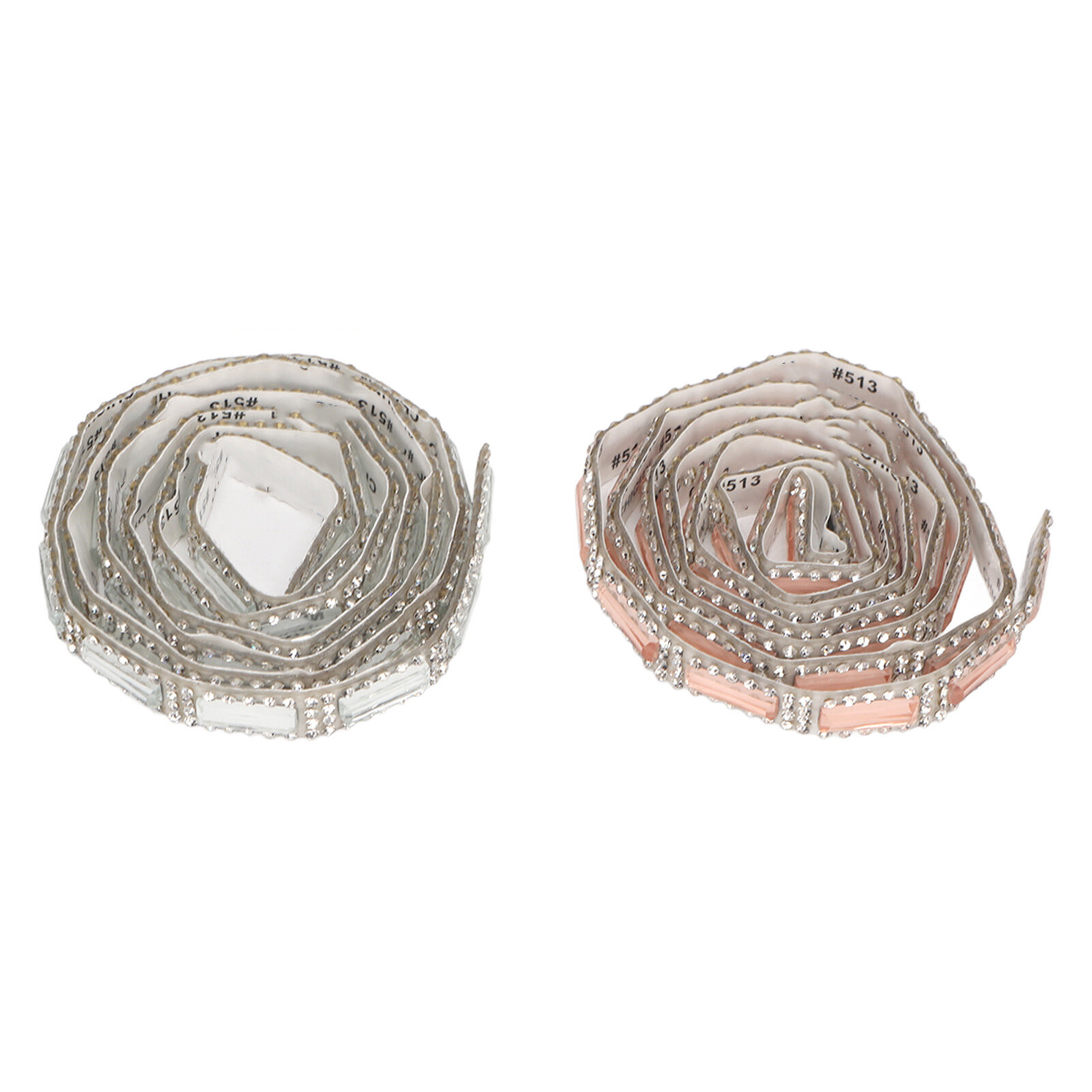 6 ярдов самоклеящейся ленты со стразами, 1 см, блестящая, цвета шампанского, белая, для рукоделия.