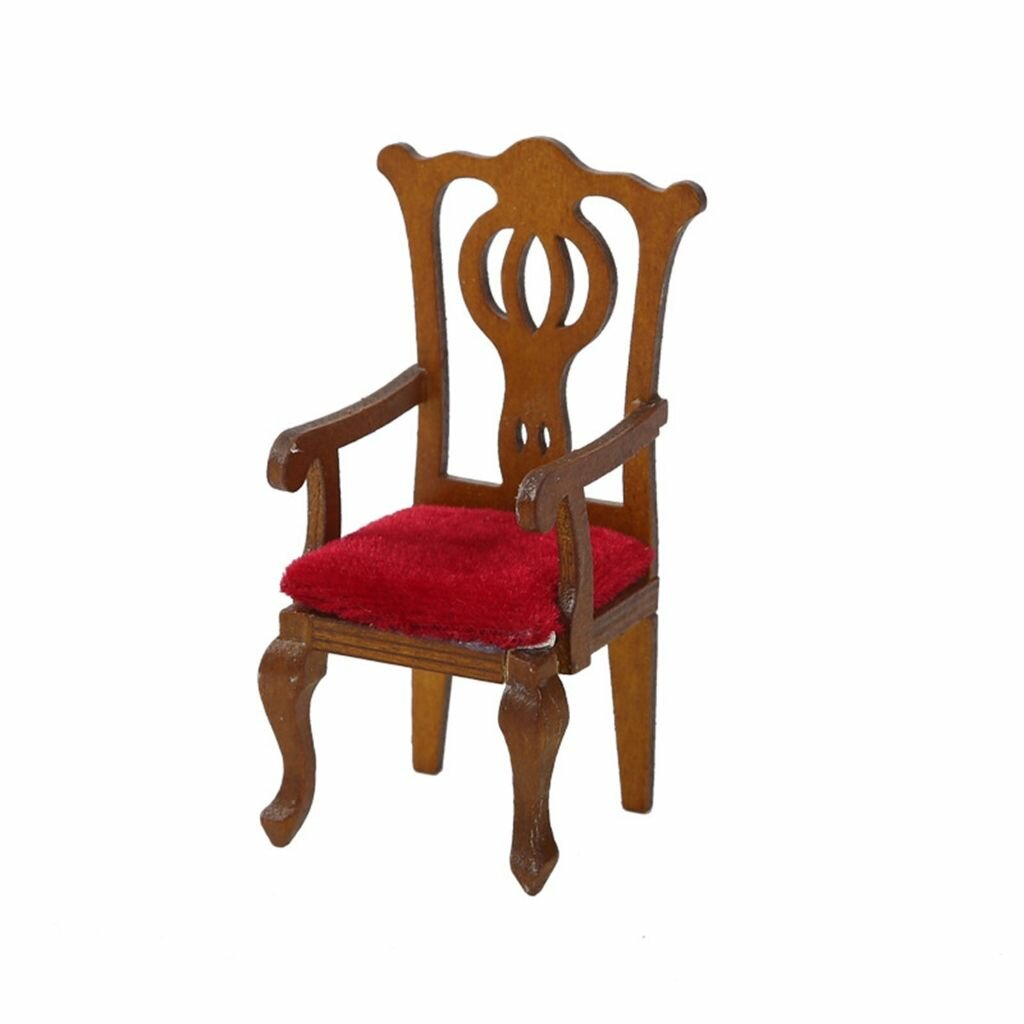 Миниатюрный диван с креслом для кукол 1/12