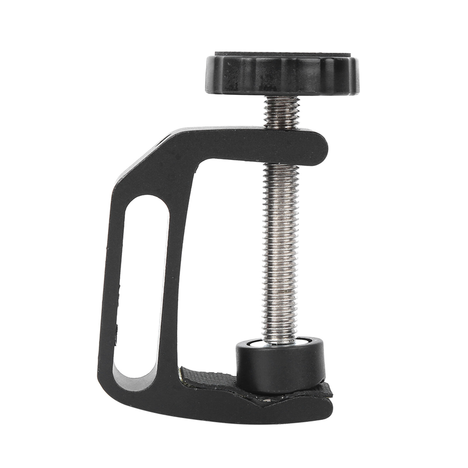Крепление на стол из алюминиевого сплава, черное, типа С-образный зажим, для фонарика, камеры, штатива, фотоаппарата.