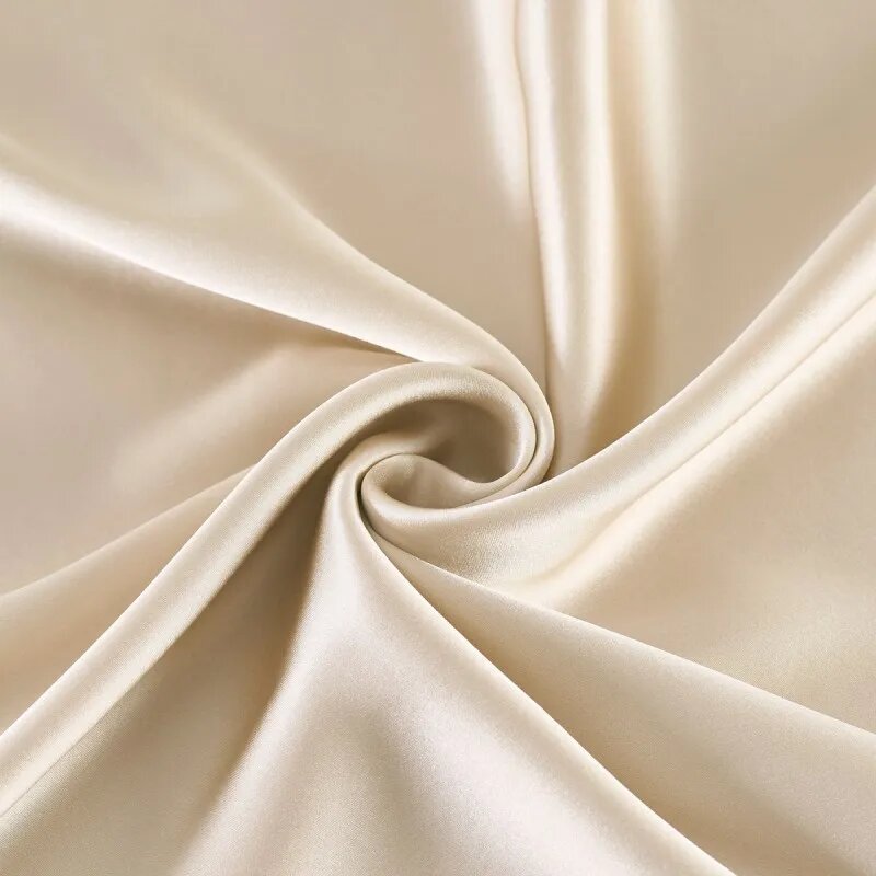 Шелковая ткань тутового шелка 100%, ширина 114 см Бежевый, 1.5 meters, 10-Beige Grey