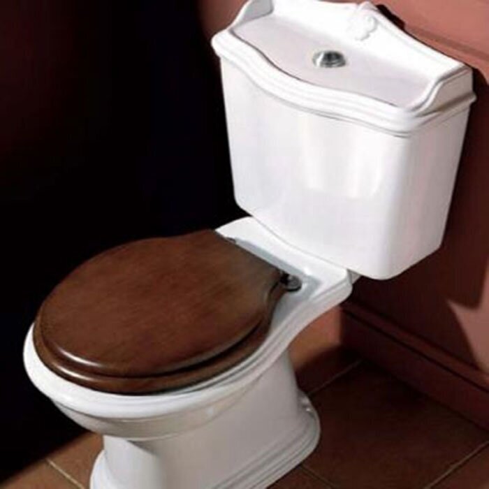 Чаша унитаза Azzurra Jubilaeum JUVCMS000000BI, санфаянс, слив в пол