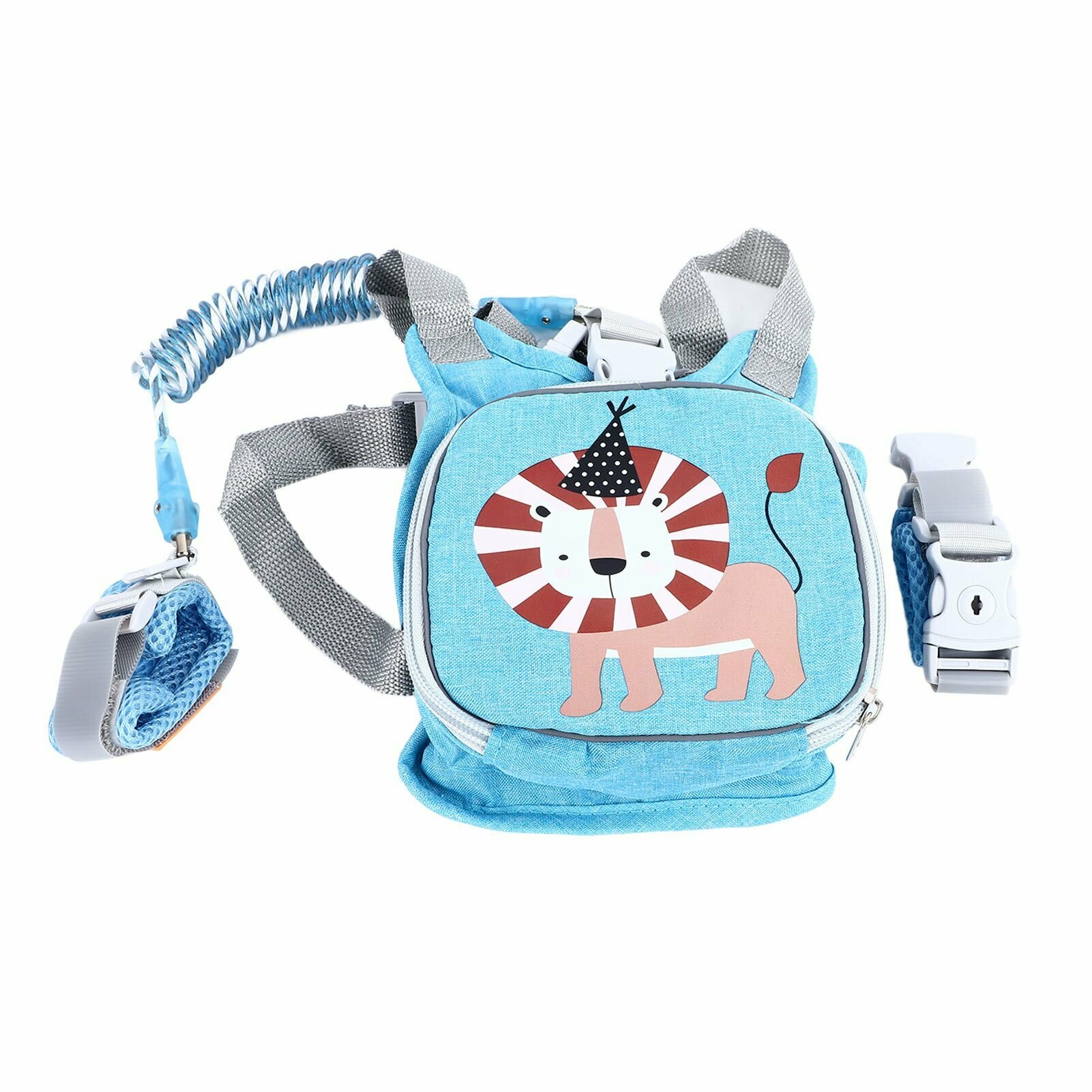 Детский 2-в-1 поводок безопасности рюкзак с креплением на запястье длиной 5 м для использования на открытом воздухе предотвращает потерю детей