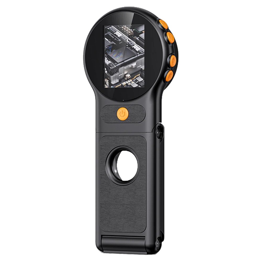 Цифровой микроскоп с 500-кратным увеличением и светодиодным портативным ручным микроскопом, 2-дюймовый IPS-экран, увеличительное стекло для домашнего офиса