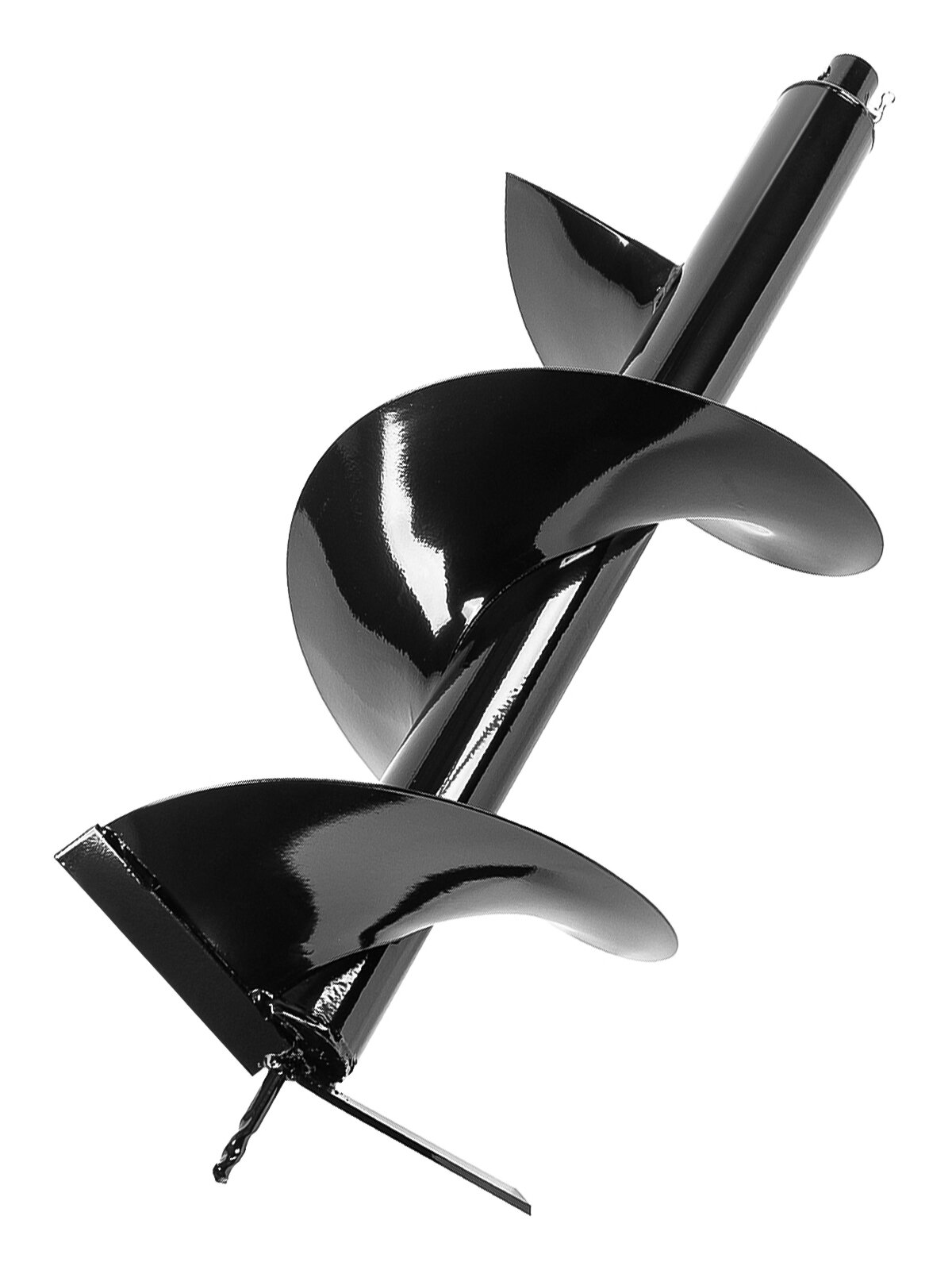 Шнек для грунта Denzel E-300диаметр 300мм, длина 800мм, соединение 20мм, несъёмный нож 56026