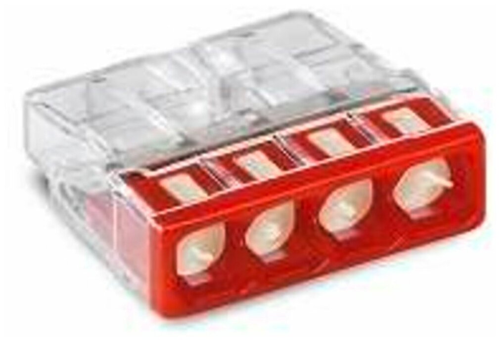 Клемма WAGO 2273-244, 4*0,5-2,5 mm2 Cu/Al (с пастой), 30шт.