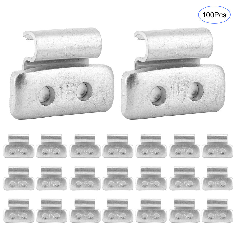 100 балансировочных грузов 15 грамм для стальных колес