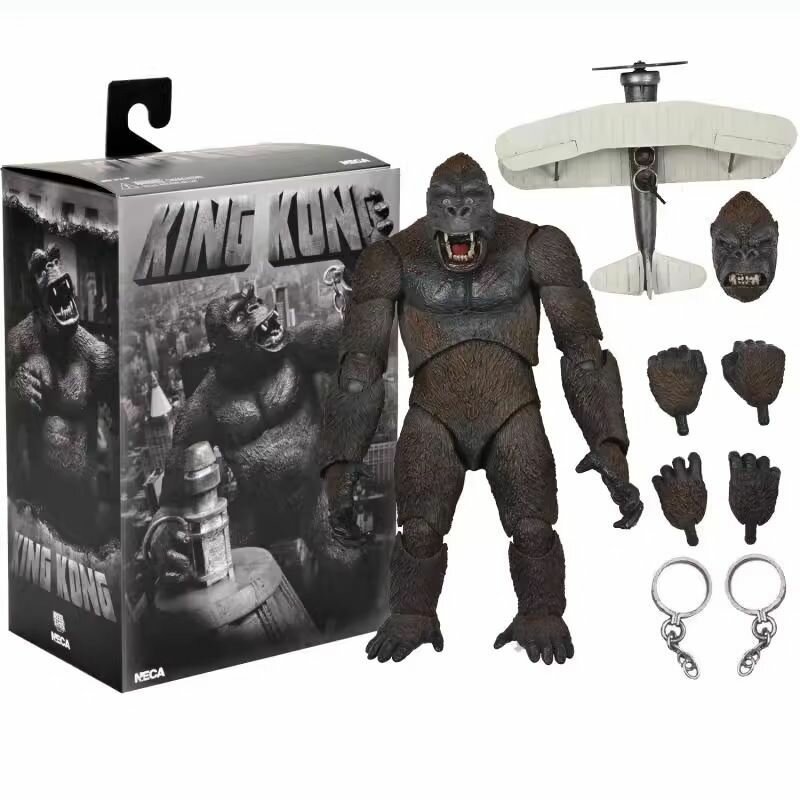 Godzilla /Фигурка NECA Кинг-Конг Самолетная версия/Игрушки для мальчиков, подарки для мужчин/17CM(коробка)