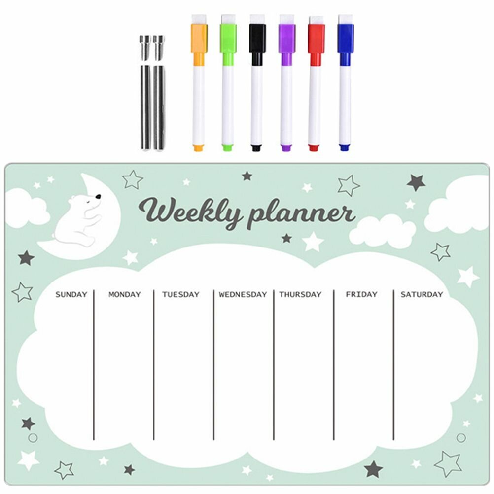 Настольная планирующая доска с долговечным покрытием, размер 30x20 см