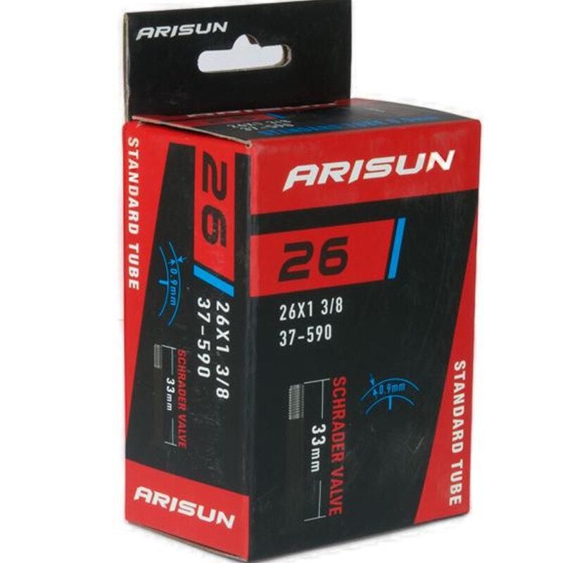 Камера ARISUN STANDARD 26"x1.3/8 (37-590) AV 33мм бутиловая 0.9мм