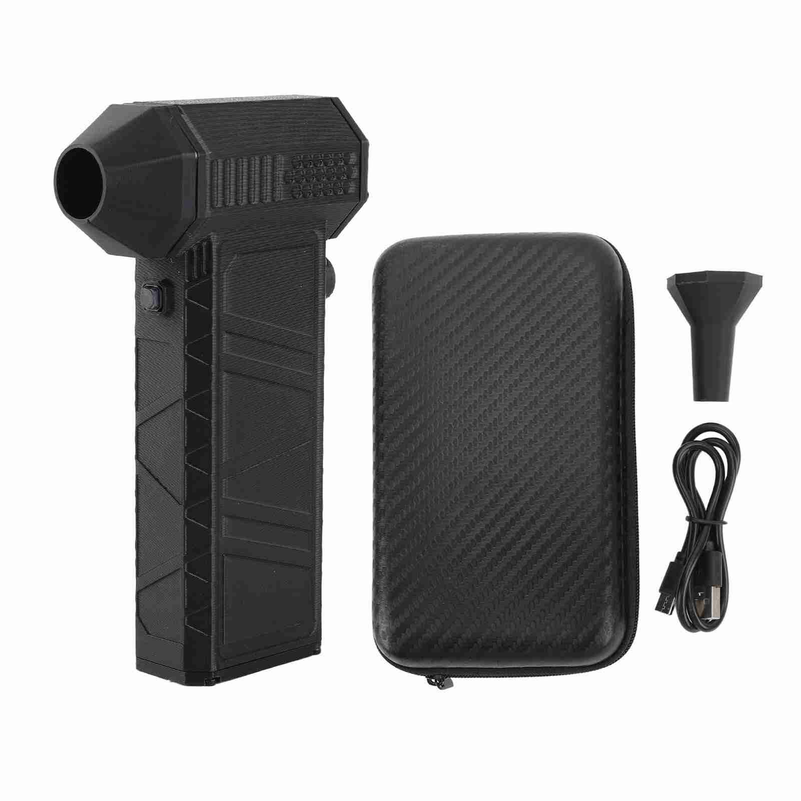 Портативный ручной воздуходувка Jet Dry Blower с бесщеточным двигателем 130000 об/мин, автомобильный пылесос, воздухоочиститель с насадкой для уборки автомобиля и снега.