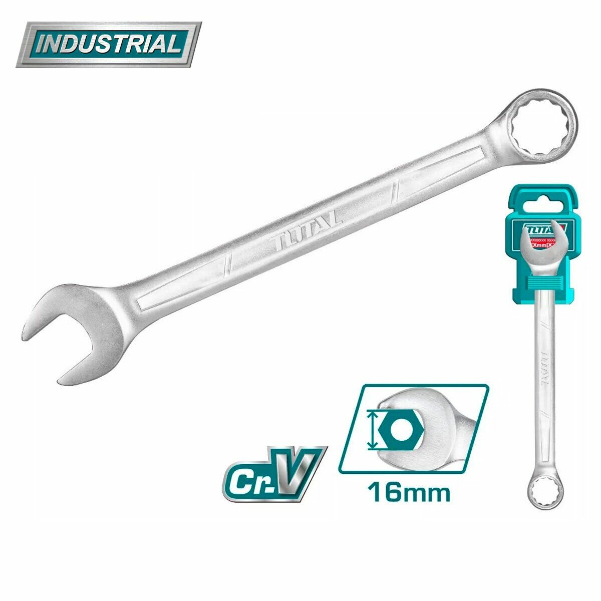 Ключ комбинированный 16 мм TOTAL TCSPA161