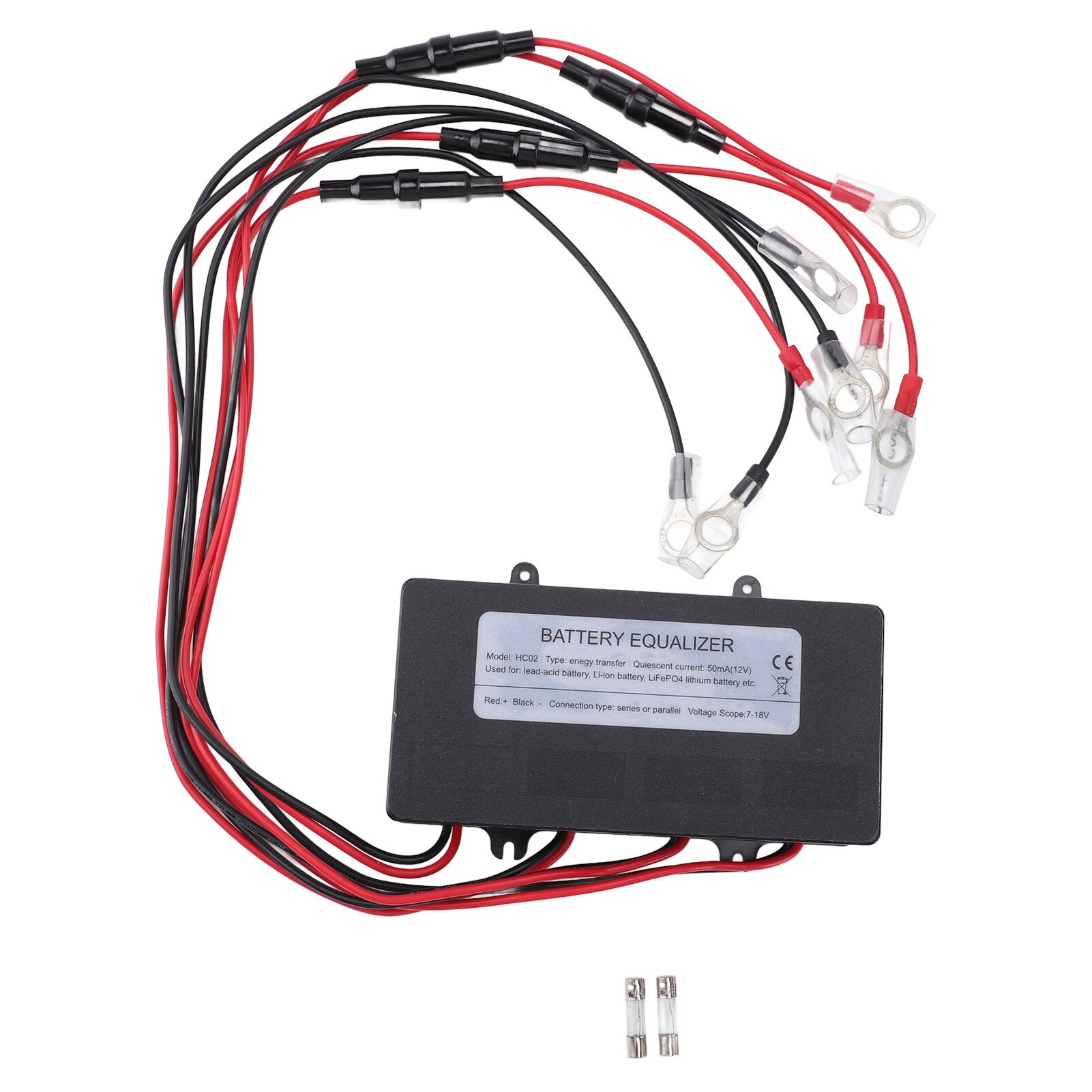 Аккумуляторный балансир 48 В 4x12 В светодиодный дисплей предотвращение обратной полярности балансир напряжения аккумулятора для автомобиля лодки