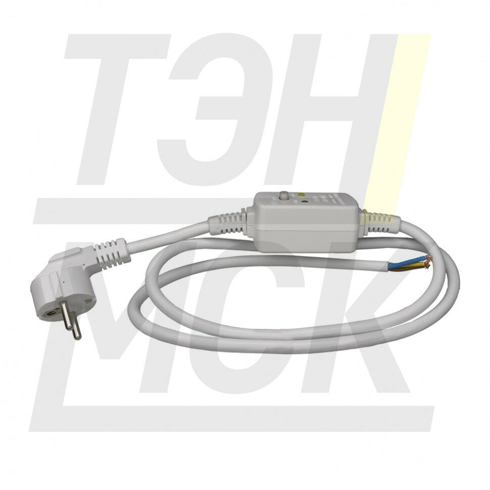 Шнур сетевой с УЗО 16/30мА, без контактов, L1210мм, 230V, Ariston, Thermex, (66598, 69971, А65151728, WTH219UN), 66599