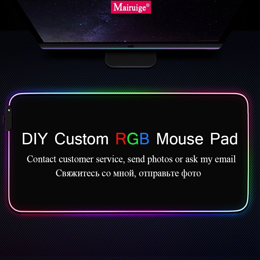 Изменить Мышь колодки светодиодный игровой коврик с Подсветка стол аксессуар ноутбук с алюминиевым корпусом геймер стол протектор большой коврик