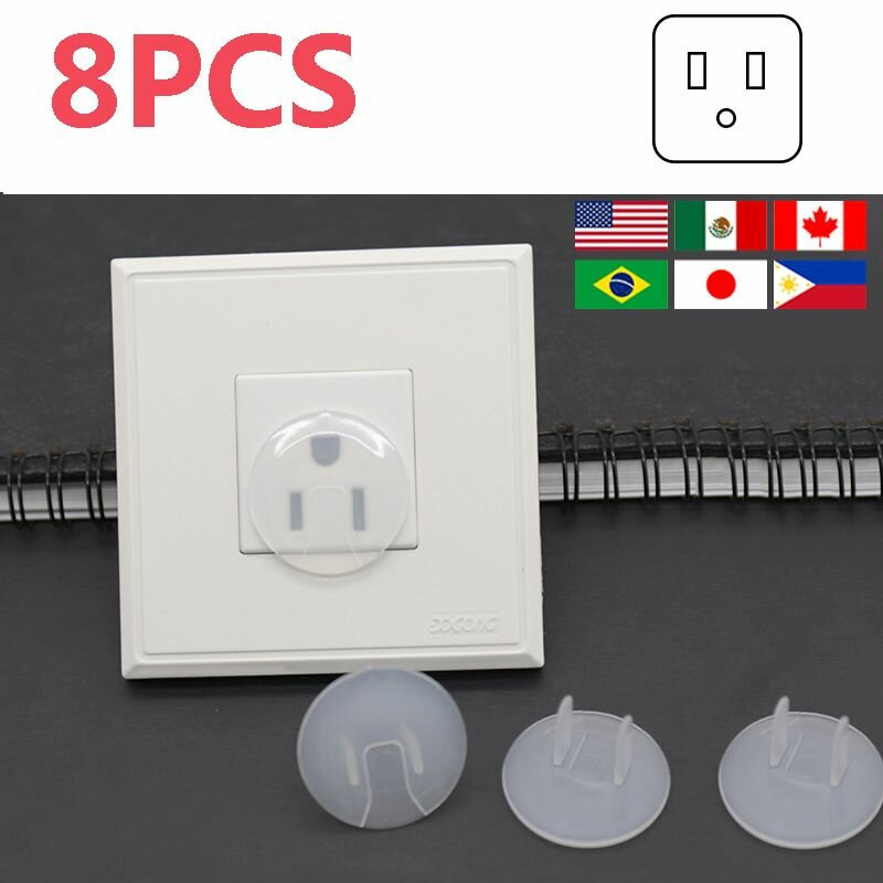 Крышка розетки 8 шт, детская электрическая розетка,