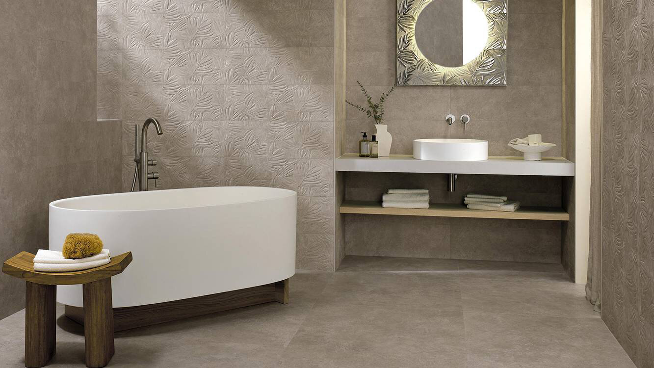 Плитка Fap Nobu Grey Matt 50x120 fRXJ под камень матовая изностойкая