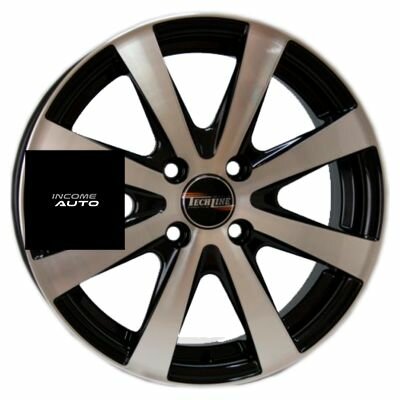 Колесный диск Tech Line 534 5x15 4x100.0 ET45 D60.1 черный