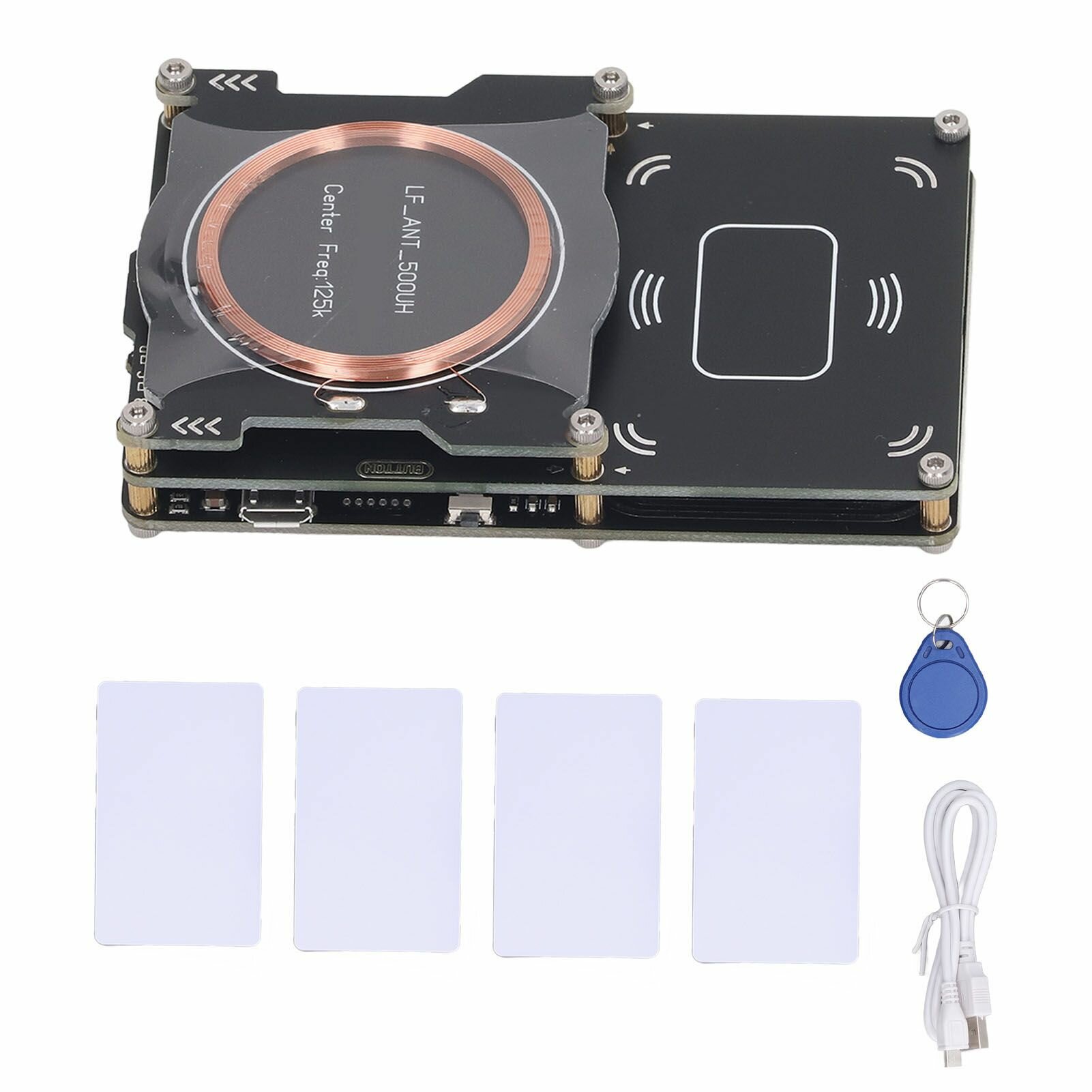 1 шт. T5577 NFC Card Reader комплект 512 КБ памяти ID карты копировальный аппарат с UID-картами и брелоком для контроля доступа к воротам квартиры