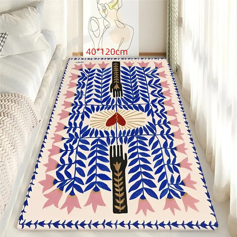 Древнеегипетский красочный абстрактный противоскользящий ковер, 40x120 см / Декоративные коврики для детской комнаты