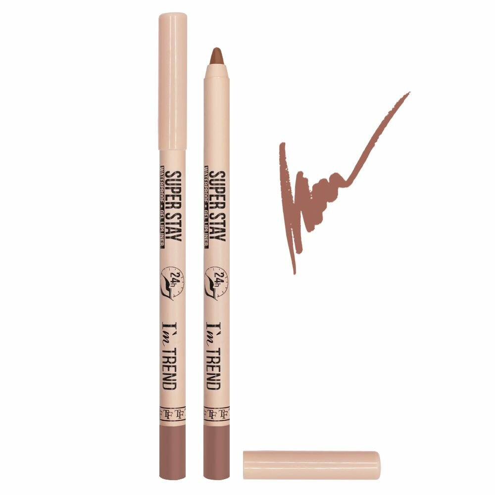 Карандаш для губ TF Cosmetics Super stay, гелевый, тон 001, настоящий нюд