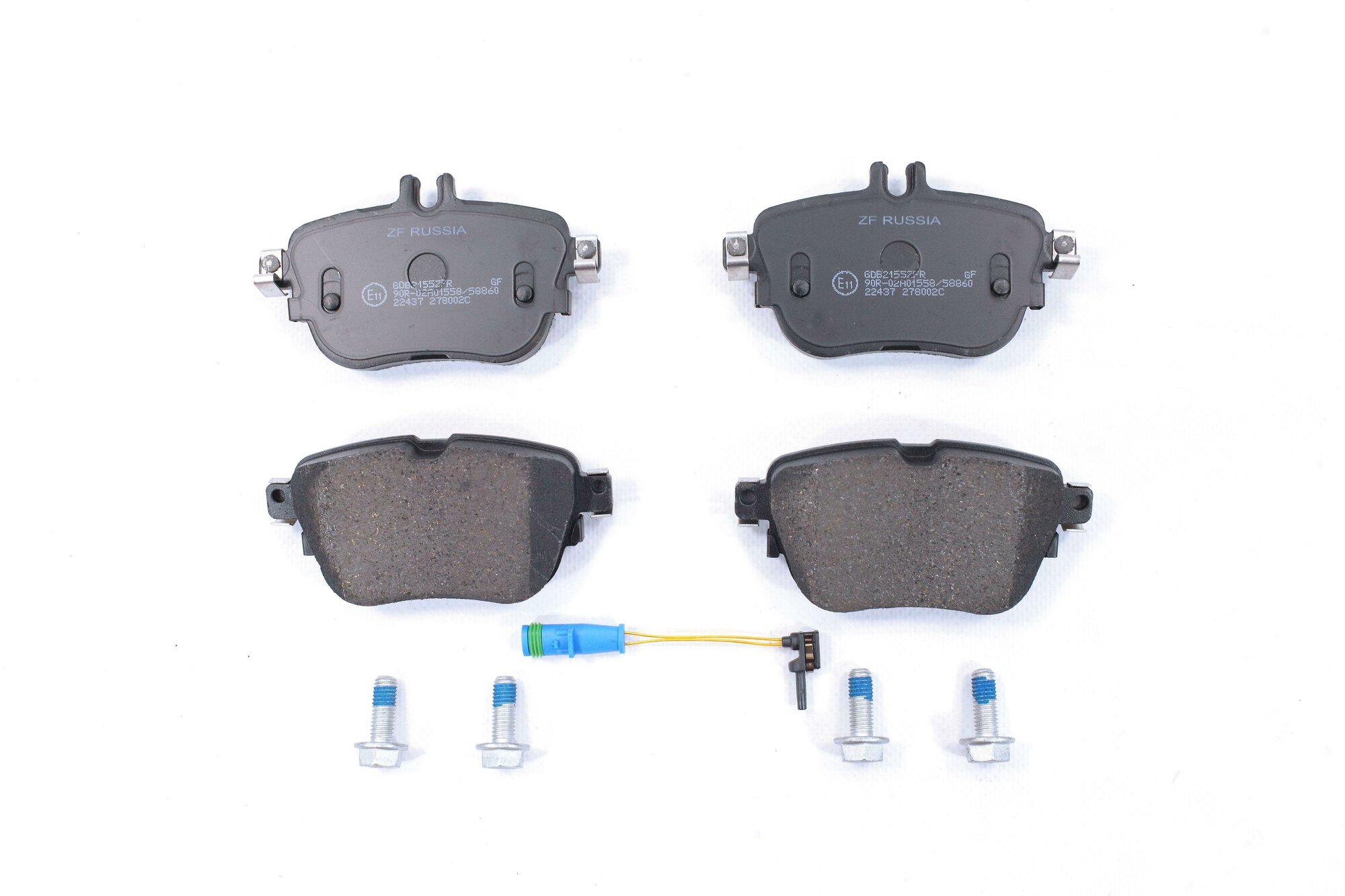 Zf russia тормозные колодки для автомобилей дисковые gdb2155zfr