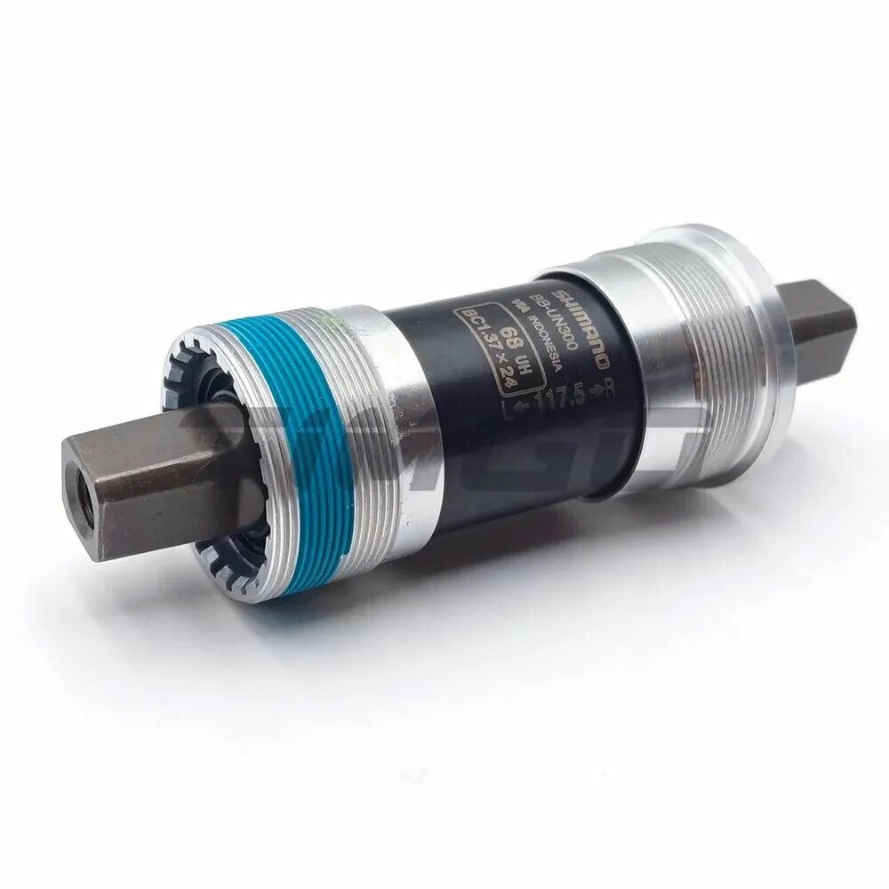 Каретка, Shimano BB-UN300, каретки под квадрат, BSA, стакан 68мм, вал 117.5мм