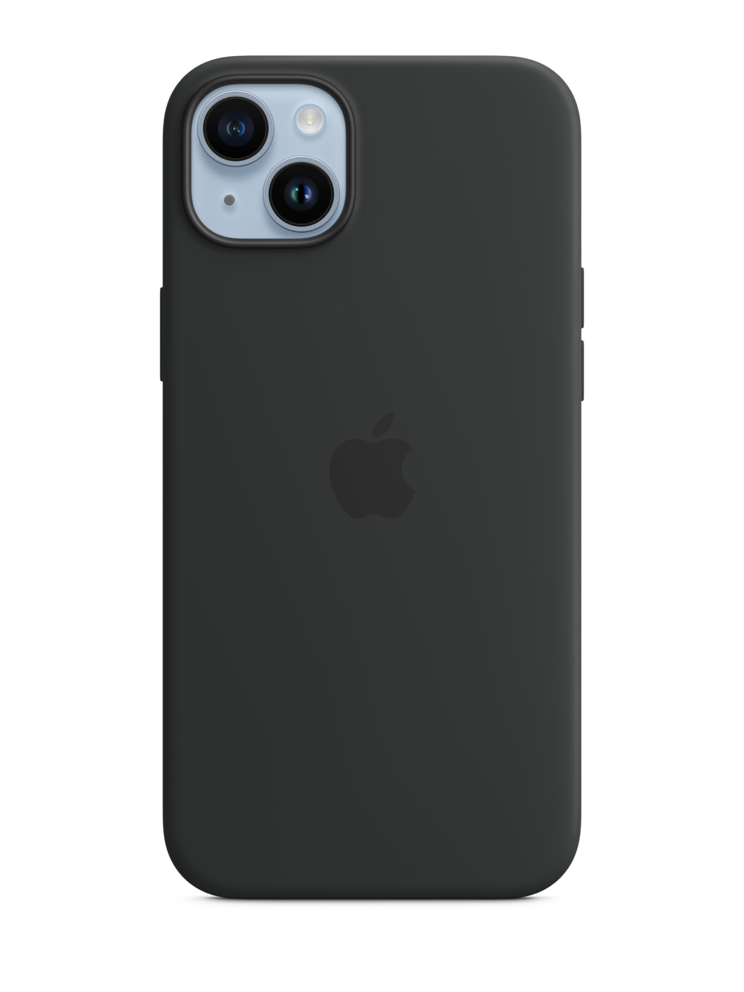 Оригинальный силиконовый чехол Apple для iPhone 14 Plus с MagSafe / Чехол для Айфон 14 Плюс (тёмная ночь)