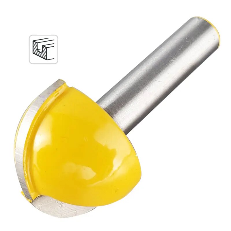 Фреза по дереву пазовая галтельная 553342 25.4x15 мм хвостовик 8 мм