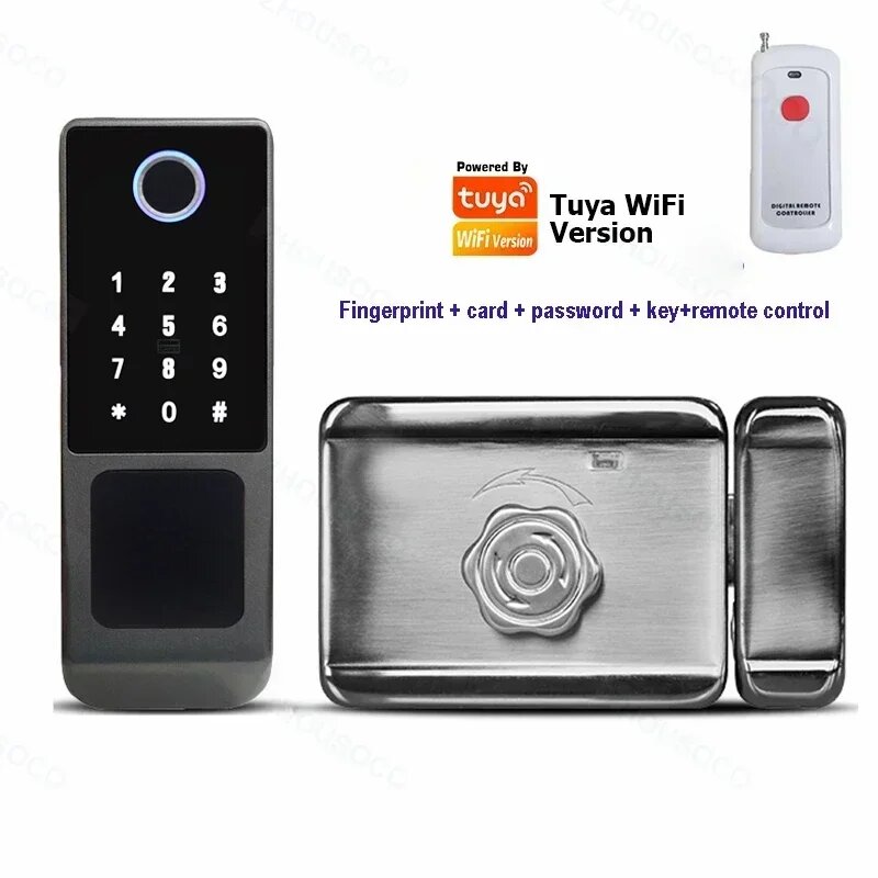ZhouSoco Туя Wi-Fi замок с отпечатком пальца, B-2