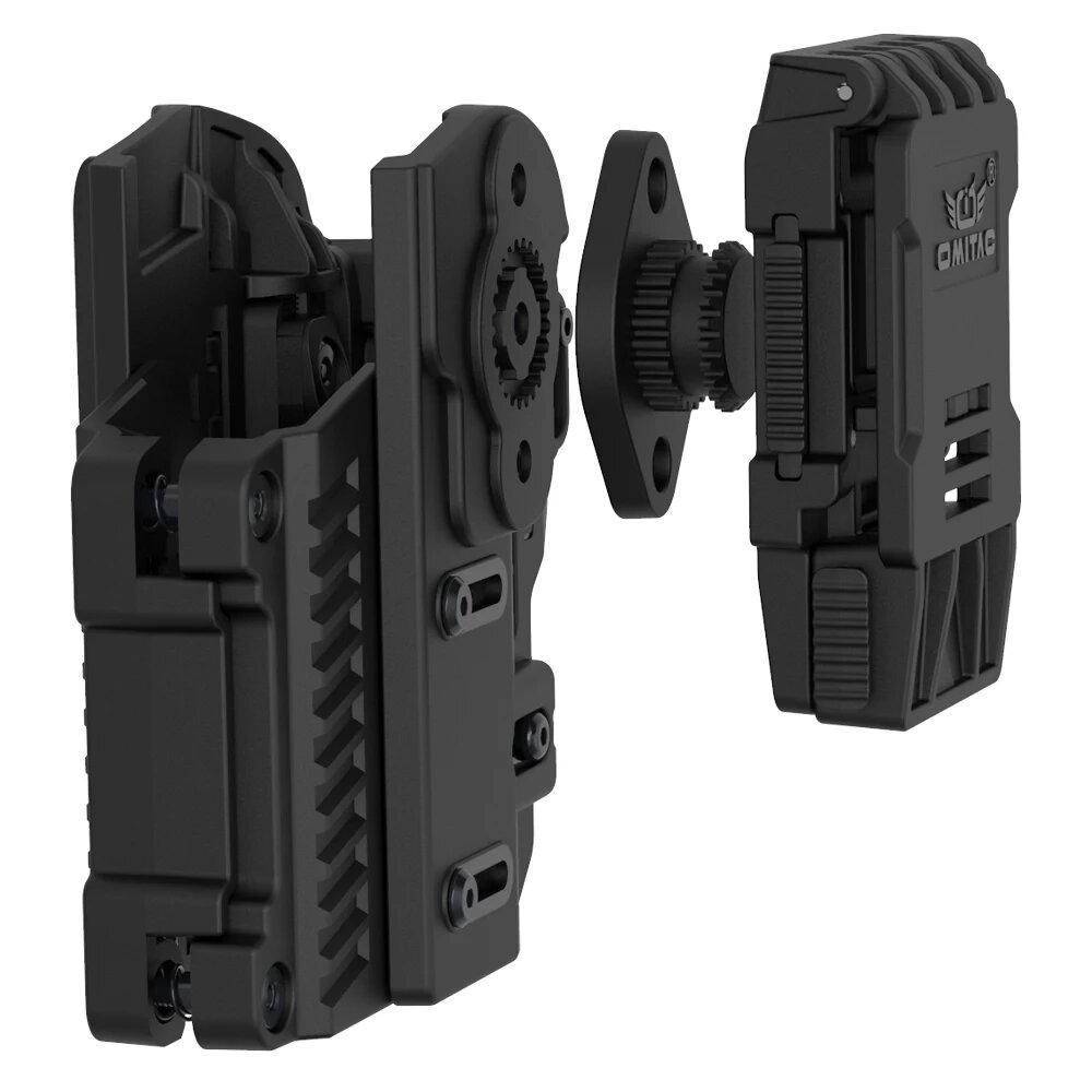 Универсальная кобура, тактическая кобура OWB с вращением на 360 ° для полноразмерных, компактных, субкомпактных и полуавтоматических пистолетов, ремней для переноски, Тактическая универсальная кобура для Glock, Sig Sauer