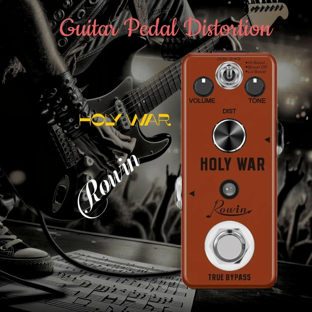 Rowin Holy War Analog Distortion Pedal LEF-305