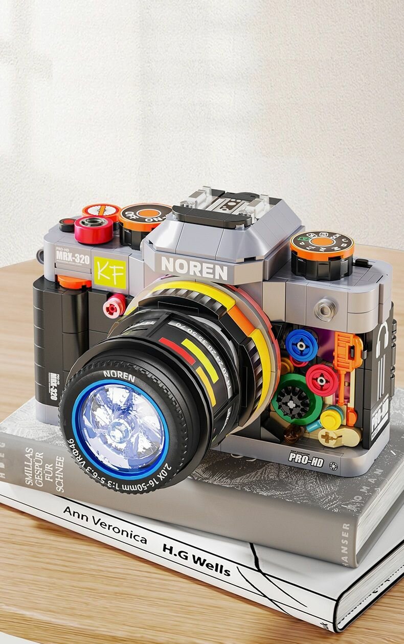 Конструктор Ретро-камера , совместимы с легo конструкторами, 800+ деталей/XY67145