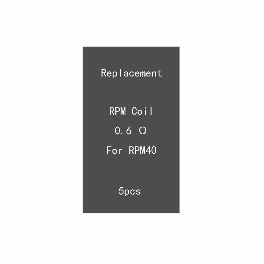 5Pcs Катушка Замените катушку RPM coil Series 0.6ohm Mesh Coil Пятизолотистый аксессуар для телефона