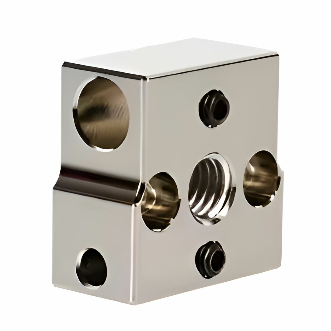 CR-6 SE, нагревательный блок для 3D-принтера Creality, никелированная медь