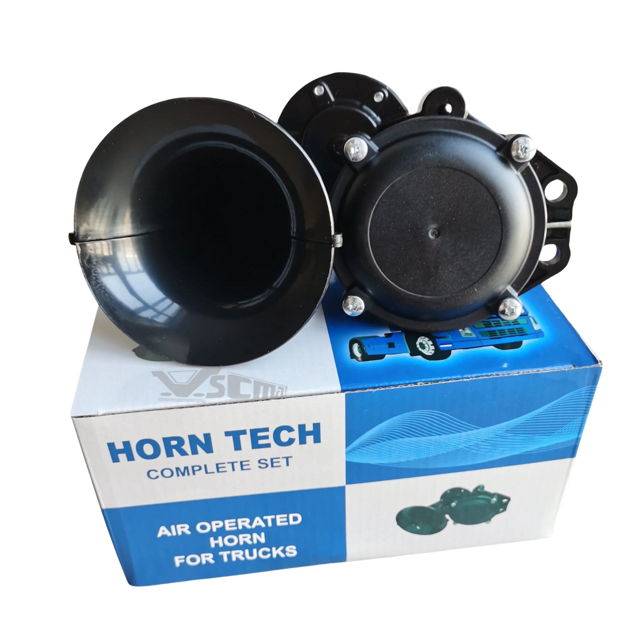 1x автомобильный лодочный звуковой сигнал для Scania Scania для Volvo Snail Air Horn 48W 24V 300dB, модификация воздушного звукового сигнала грузовика, динамик