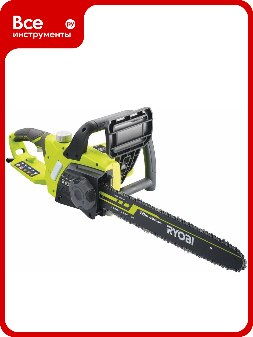 Цепная, Ryobi, пила Ryobi RCS2340B 5133004340, валки деревьев, применяется