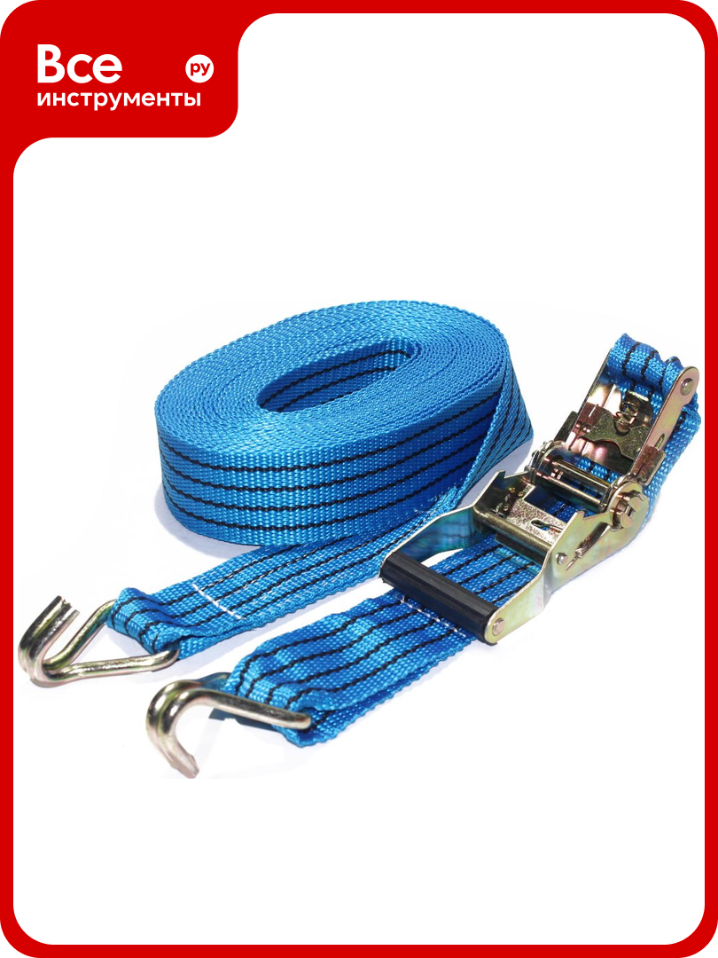 Стяжка груза ООО ТПК Сигма механизм 130 мм, ширина ленты 38 мм, крепления при транспортировке