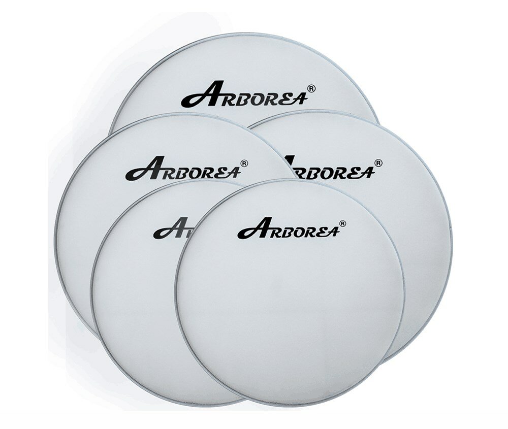 Arborea ARDLW-22 Пластик для бас-барабана 22", белый