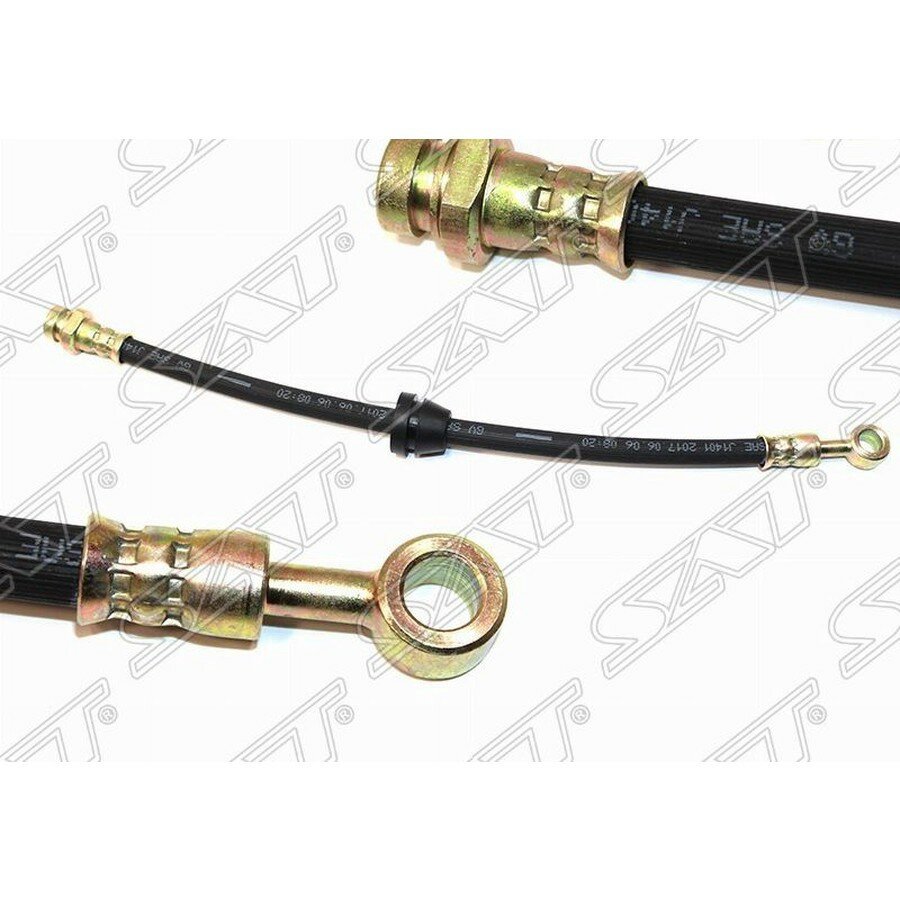 SAT ST96534545 Шланг тормозной передний (Таиланд) CHEVROLET AVEO 06-/RAVON NEXIA R3 16- LH=RH