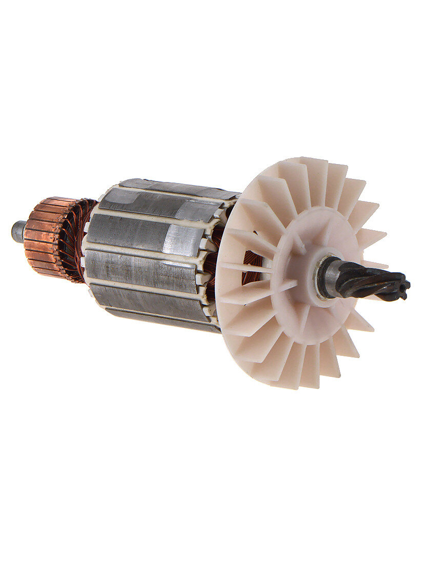 Ротор (Якорь) (L-171 мм, D-48 мм, 5 зубов, наклон влево) для перфоратора ЗУБР ЗПВ-32-1250 ЭВК